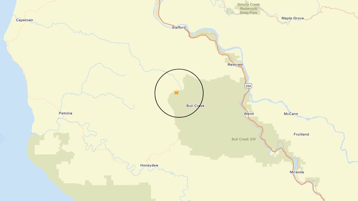 3.2-Magnitude Earthquake Rattles Near Rio Dell on May 17, No Damage ...